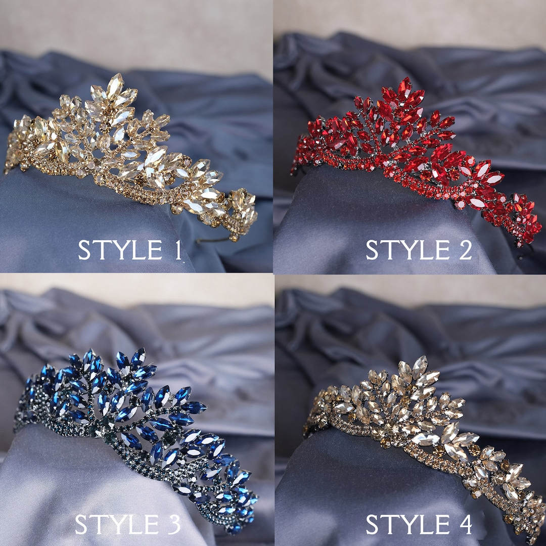 Henna Tiara, Crystal Tiara, Bridal Crown, Bridal Crown for Wedding ...