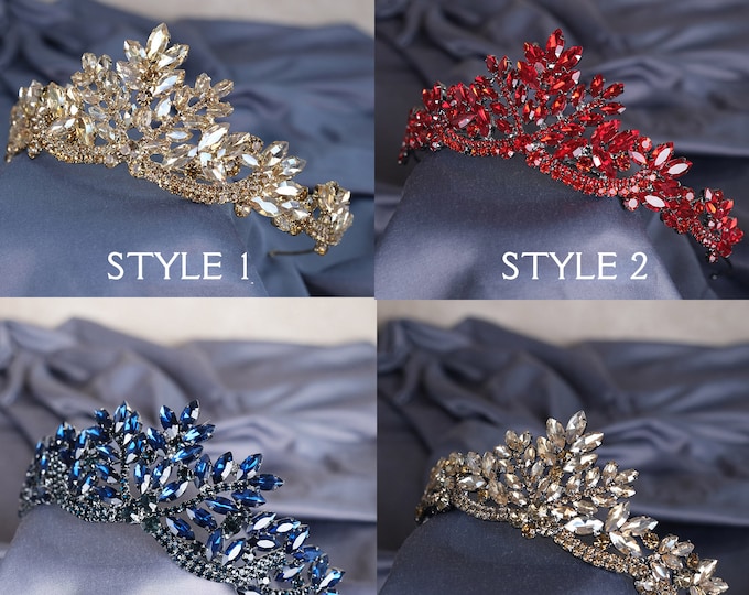 Crystal Hair Accessories, Bridal Headpiece,bridal Tiaras, Silver ...
