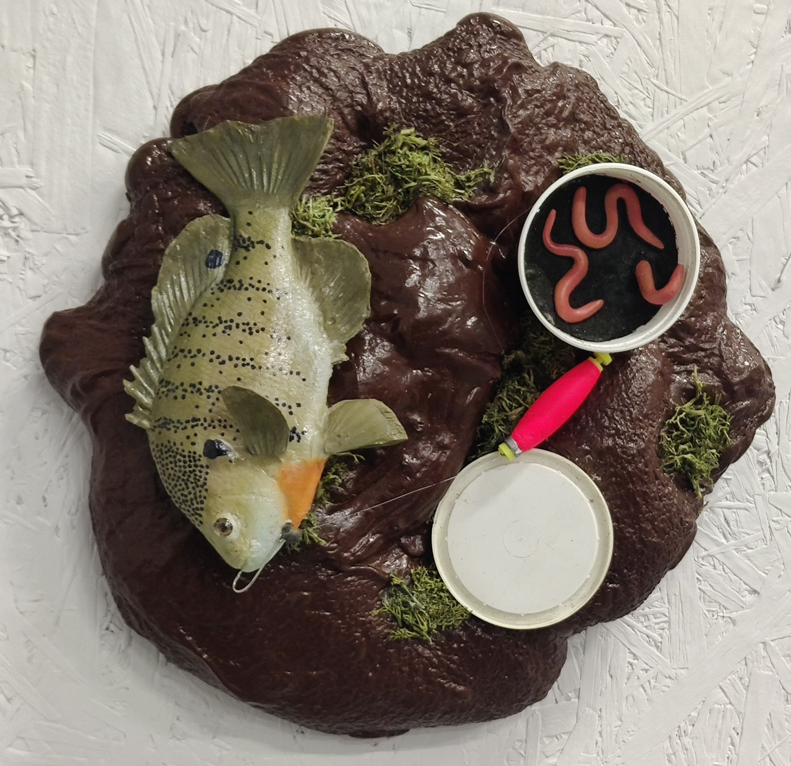 Bluegill Reproduction Habitat Base Pond Fishing Fish Cabin Worms ...