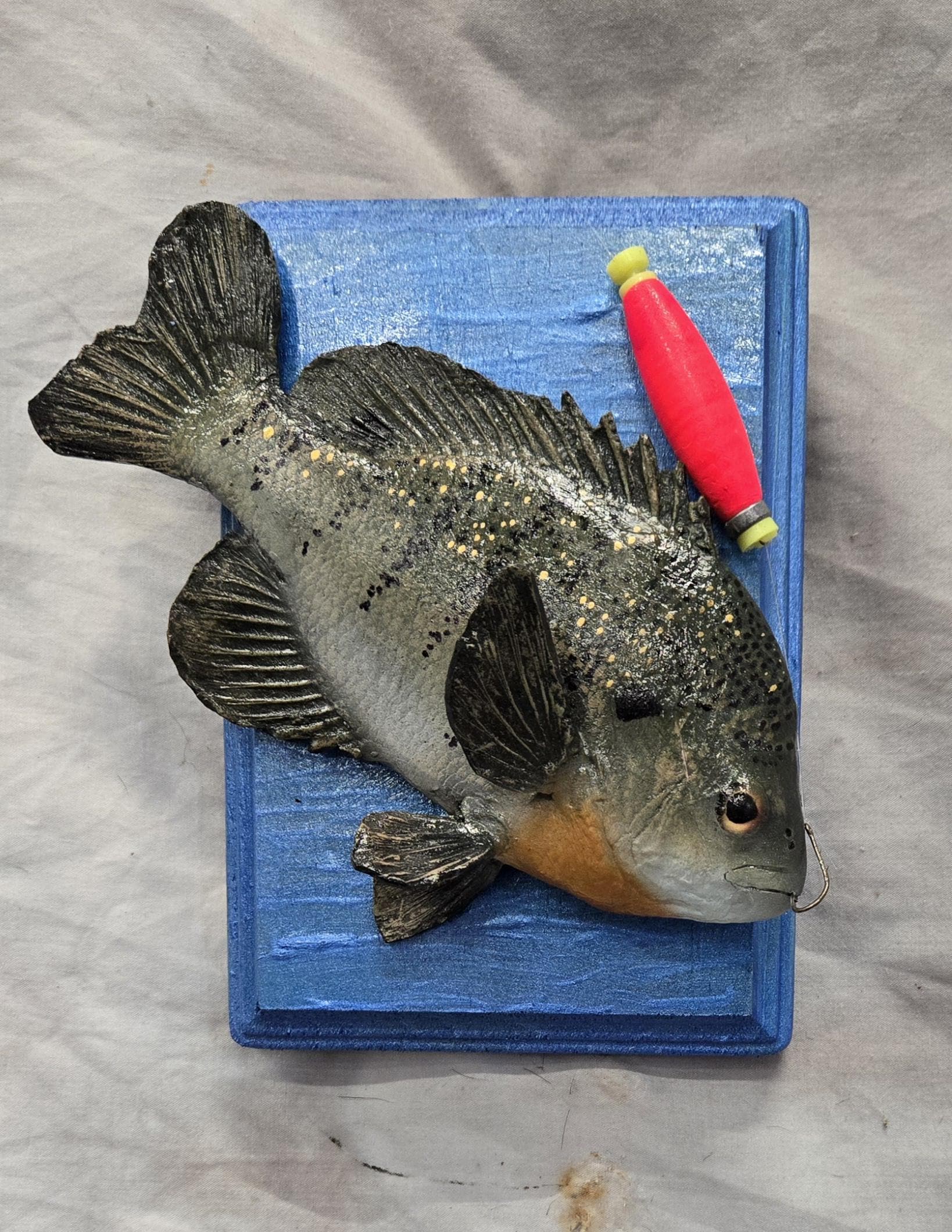Bluegill Reproduction Taxidermy Fish Mount Outdoors Decor Cabin Trophy ...