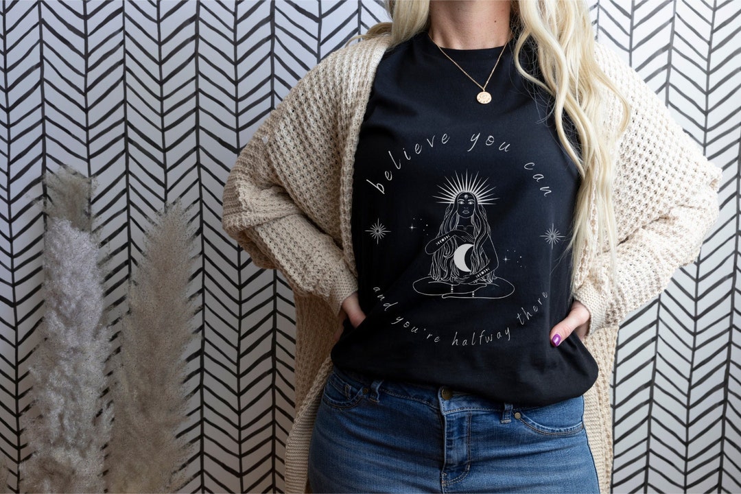 Mystical Shirt Growth Mindset Shirt Celestial Shirt Positive Vibes ...
