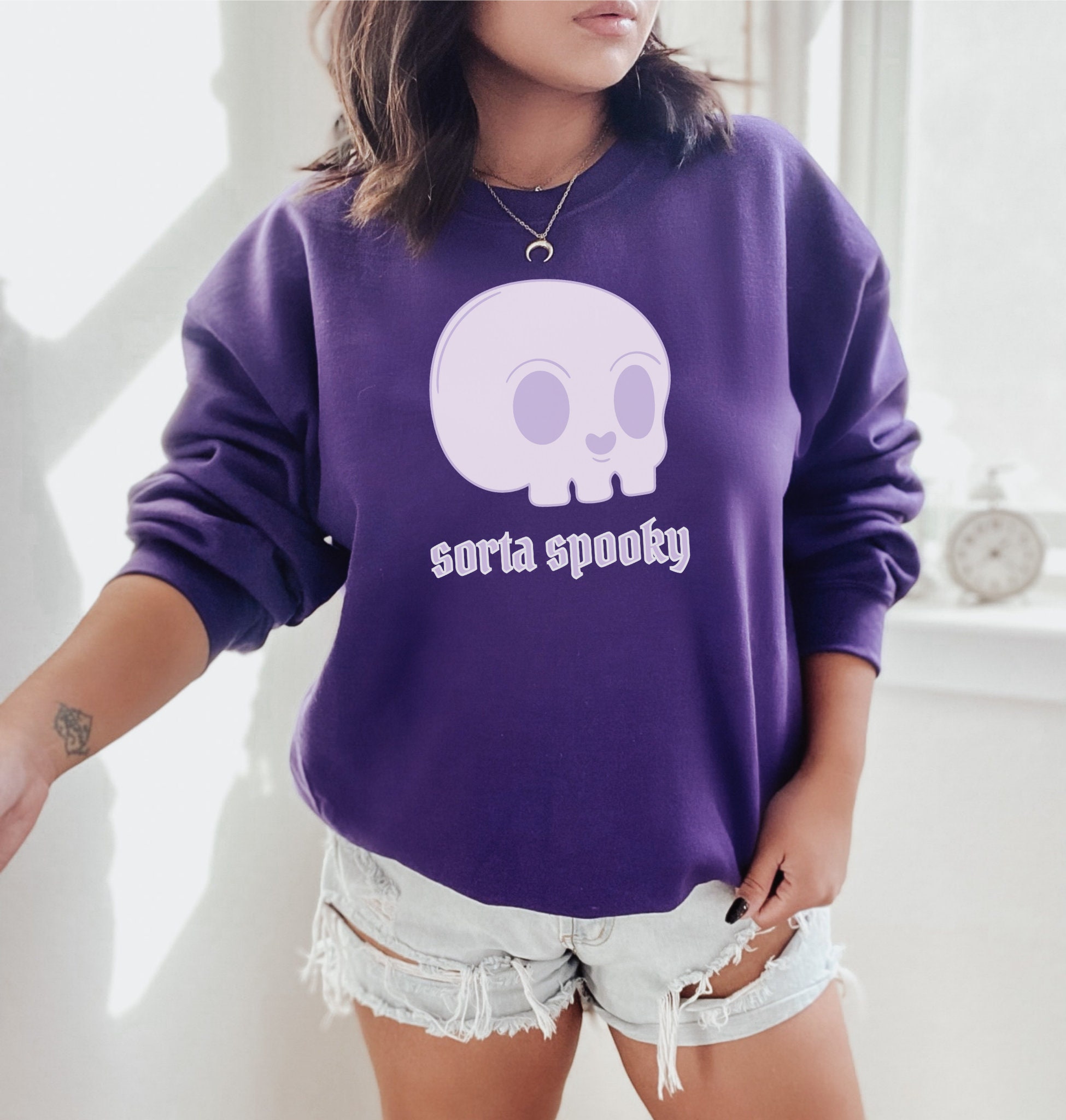 Pastel Goth Clothing Kawaii Goth Pink Goth Soft Goth Halloween Crewneck ...