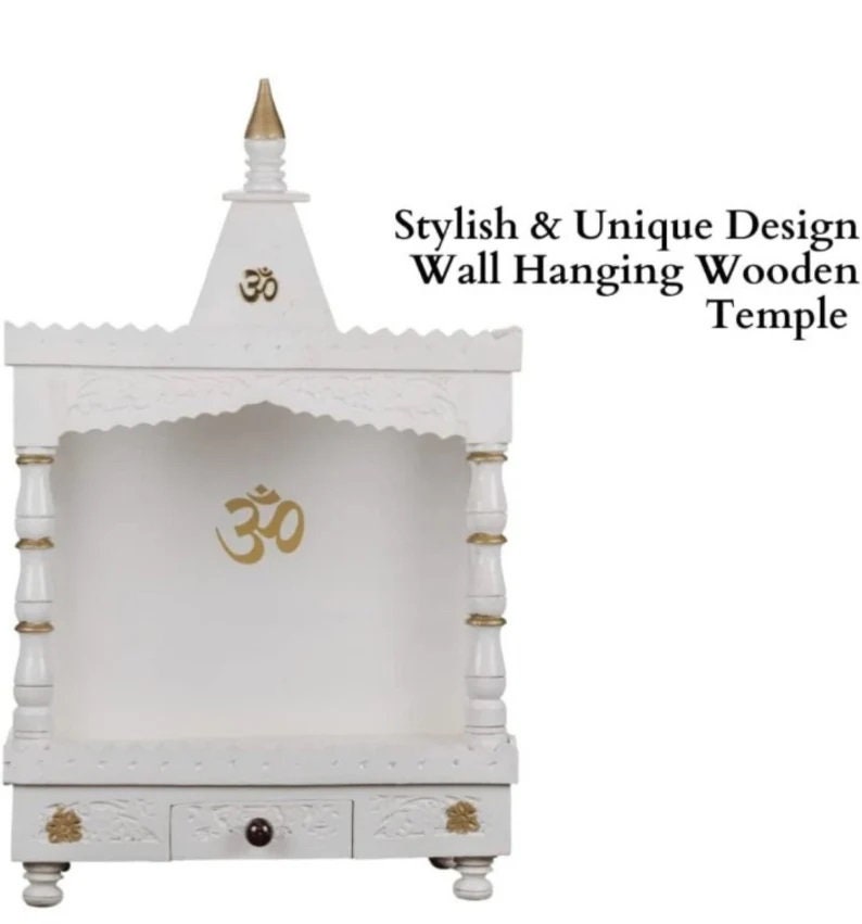 Templo de madera tradicional Puja Temple Handcrafted Mandir Temple ...
