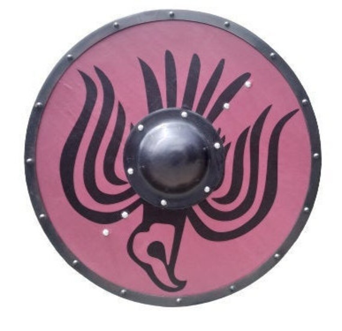 Medieval Viking Bird With Beautiful Color Wooden Viking LARP - Etsy