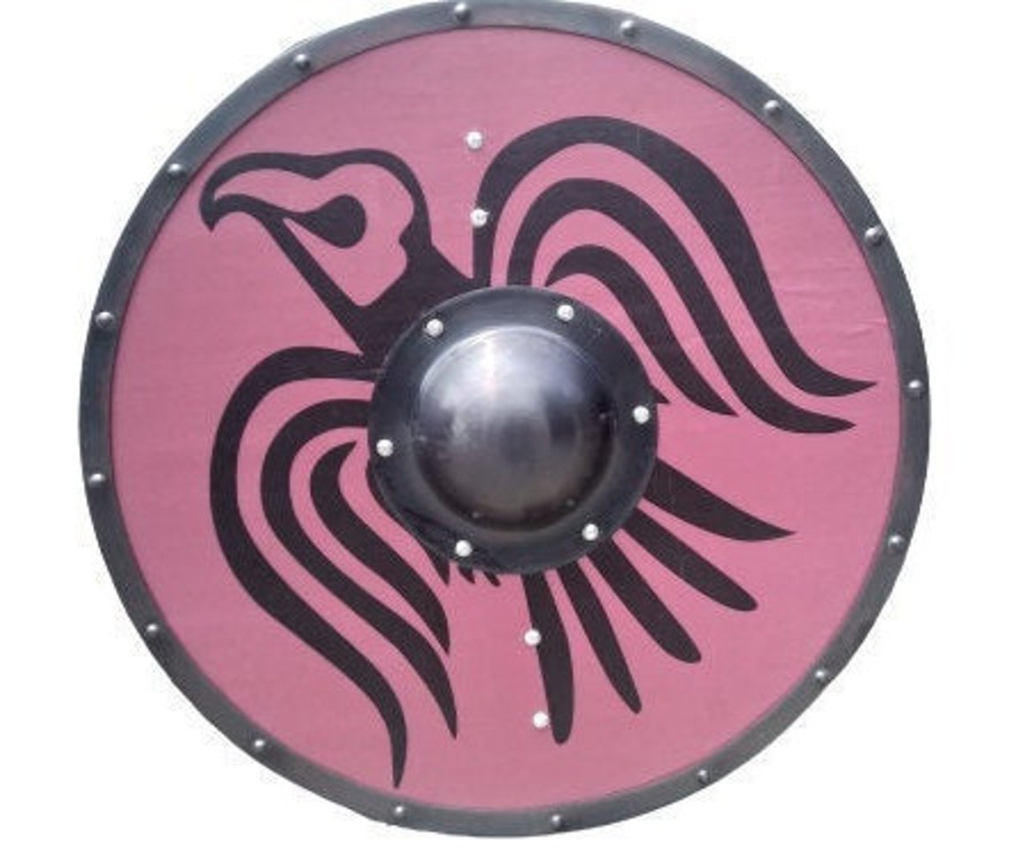 Medieval Viking Bird With Beautiful Color Wooden Viking LARP - Etsy