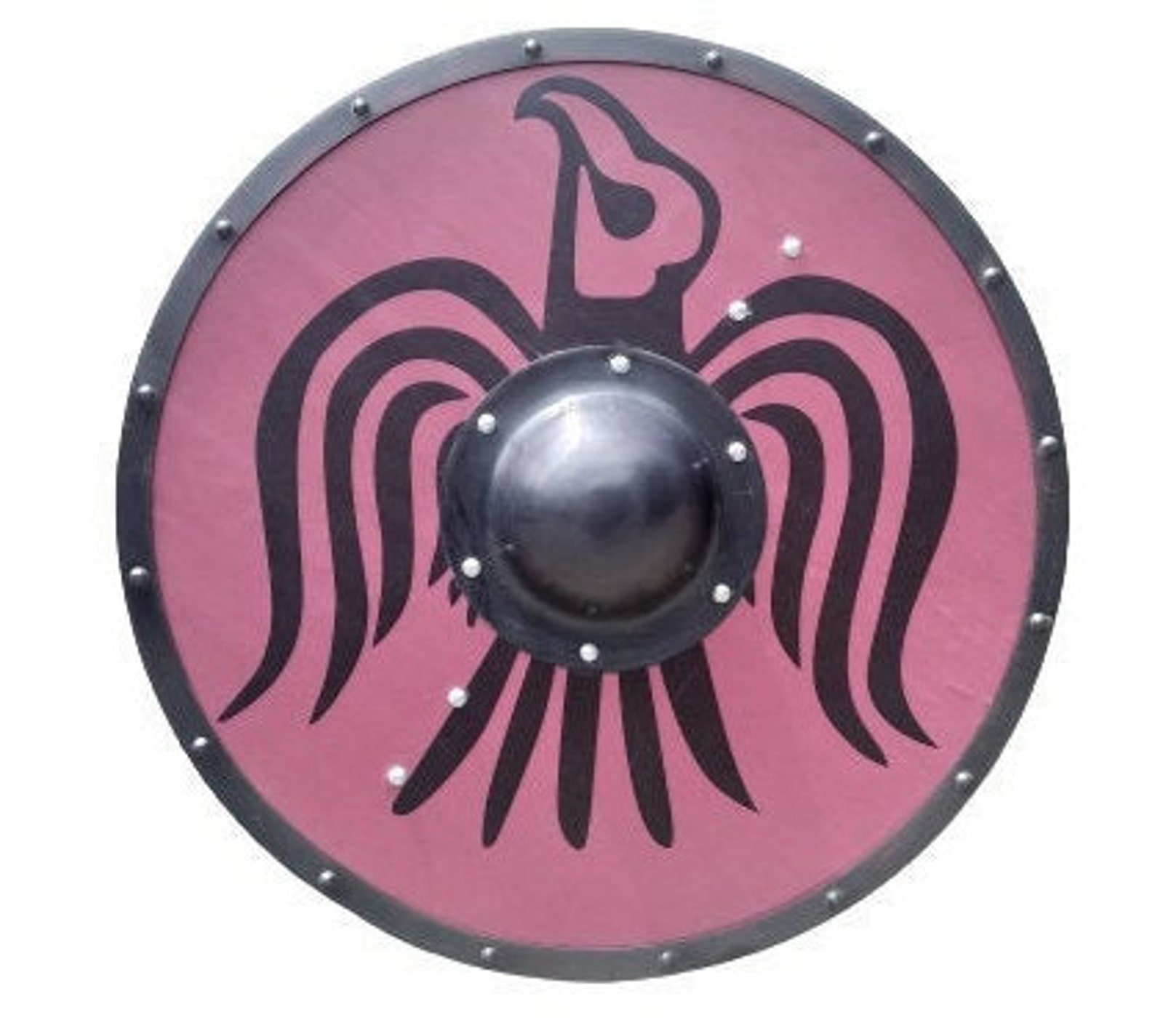 Medieval Viking Bird With Beautiful Color Wooden Viking LARP - Etsy