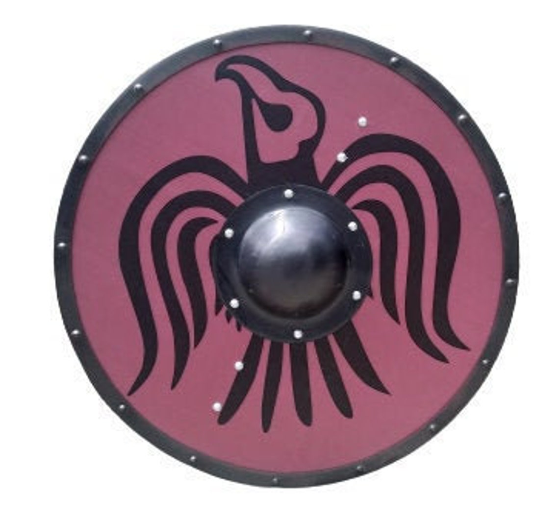 Medieval Viking Bird With Beautiful Color Wooden Viking LARP - Etsy