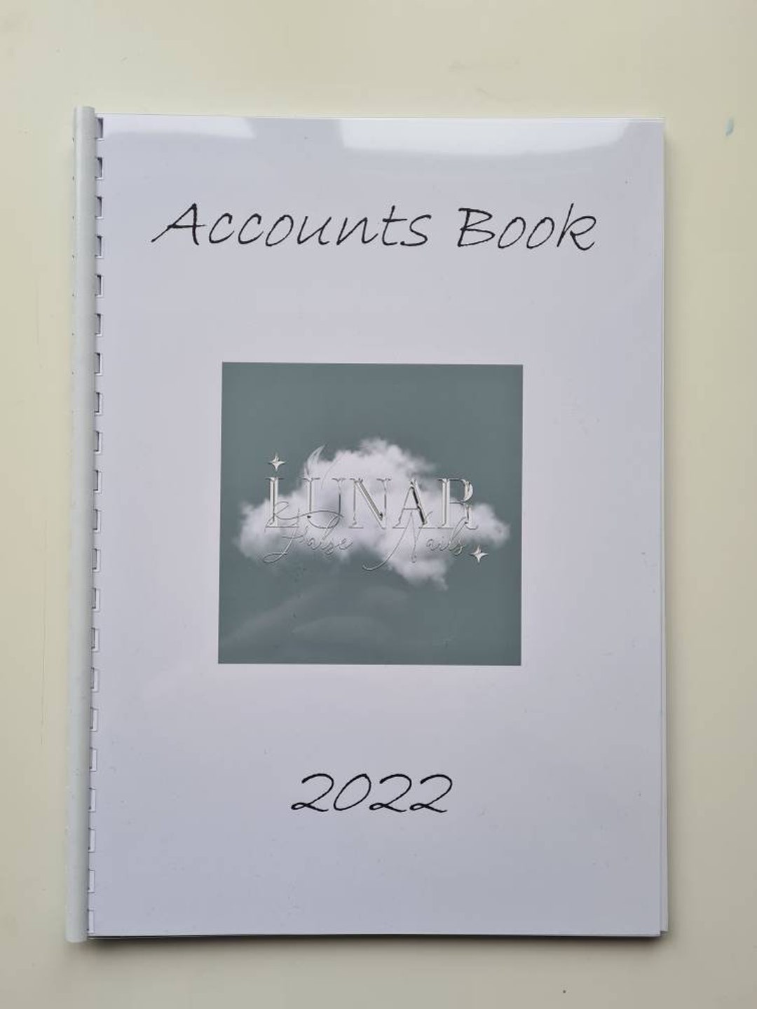 Personalised Business Accounts Book, Logo Accounts Book, Small Business ...