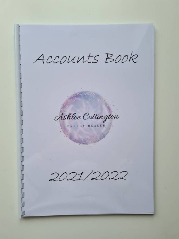Personalised Business Accounts Book Logo Accounts Book Small | Etsy