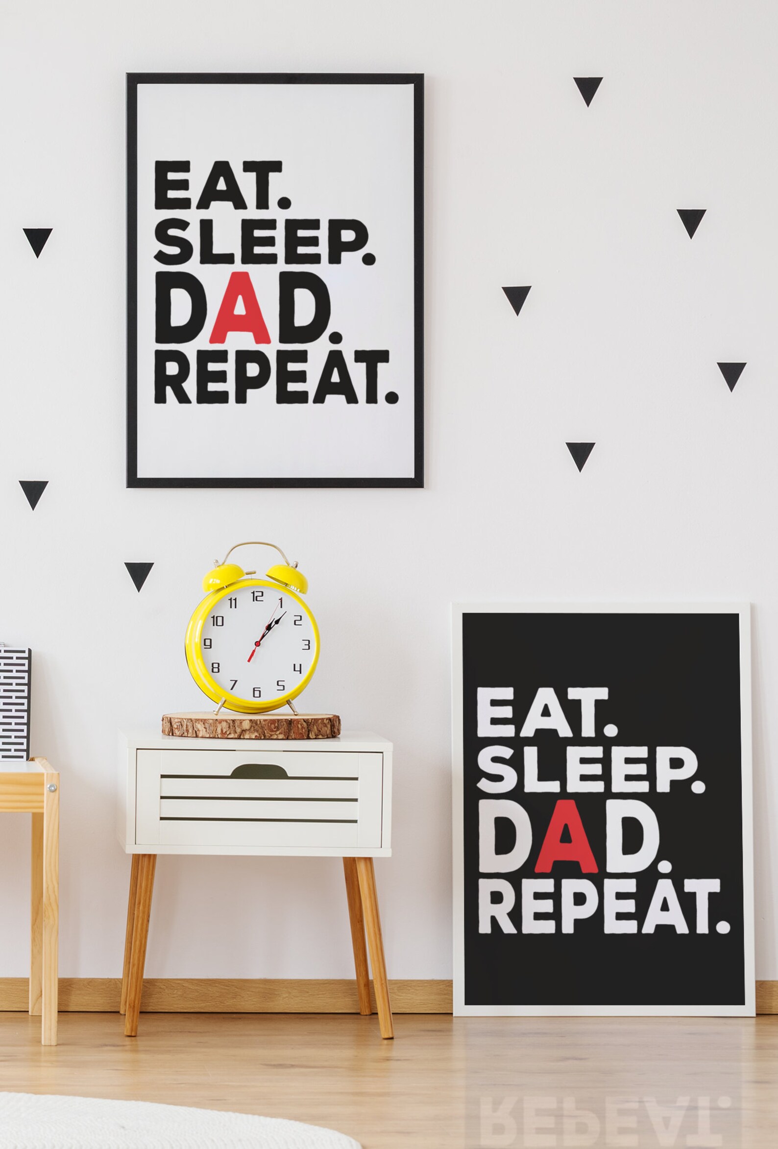 Father's Day SVG Eat Sleep Dad Repeat SVG Dad Svg Dad - Etsy