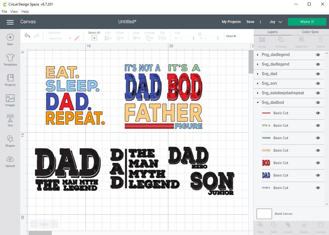 Dad SVG Bundle Father's Day SVG Eat Sleep Dad Repeat - Etsy