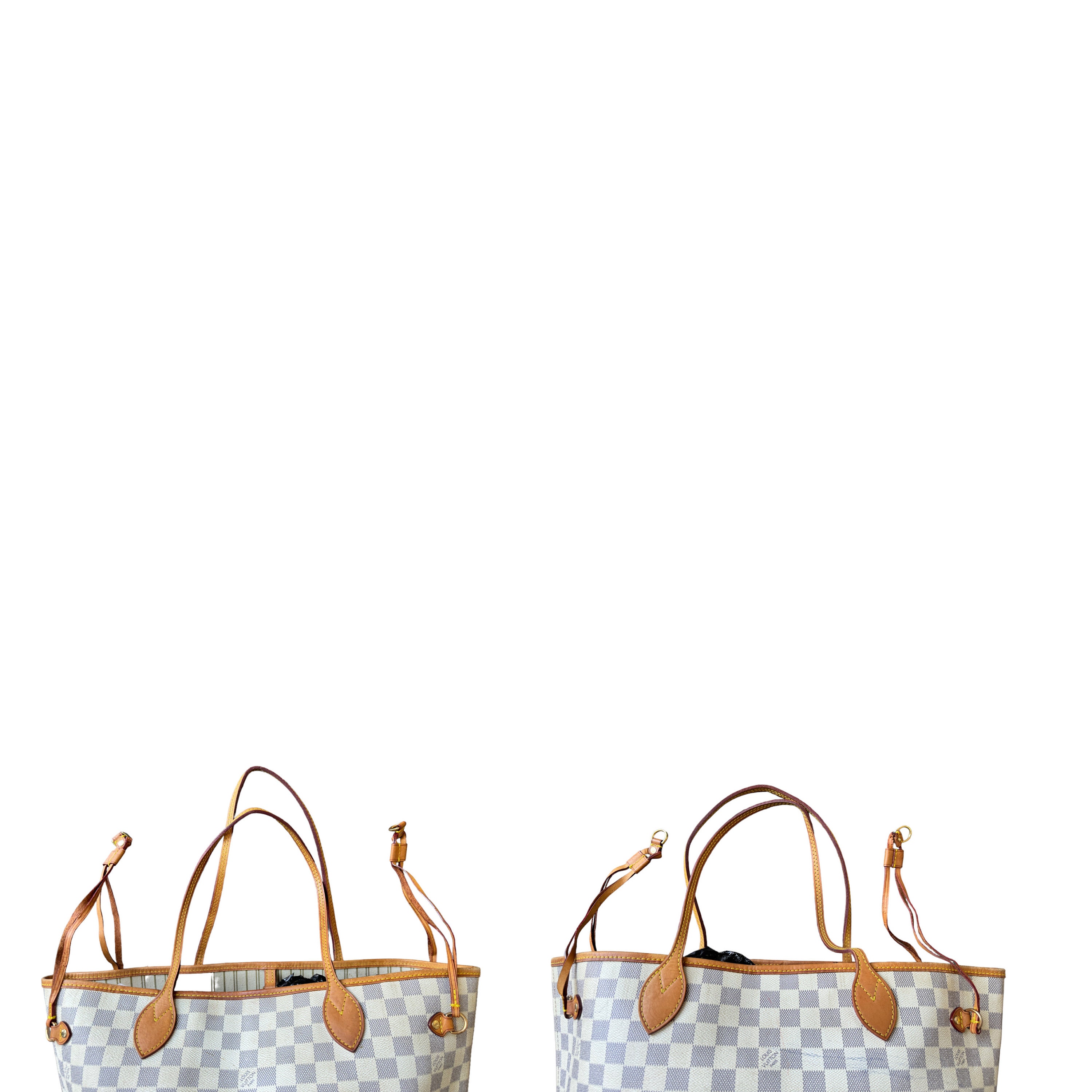 Vintage Louis Vuitton Neverfull Azur MM Damier - Etsy