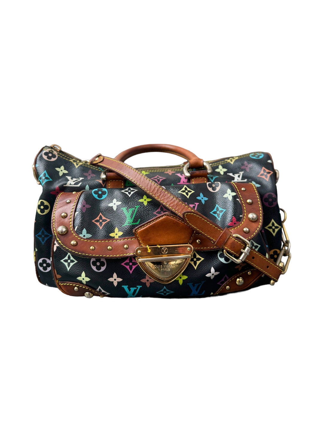 Vintage Louis Vuitton Rita Multicolor Takashi Murakami Bag - Etsy