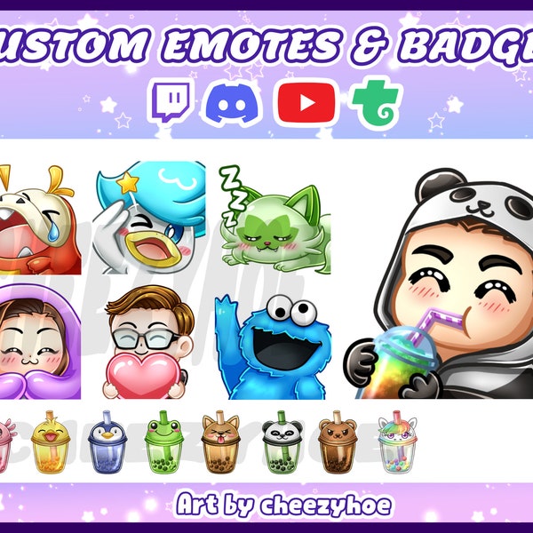 Twitch Emote Commission - Etsy