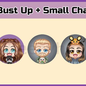 Chibi Commission Chibi Profile Picture Chibi Icon - Etsy