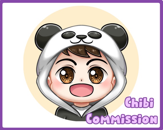 Chibi Commission Chibi Profile Picture Chibi Icon - Etsy