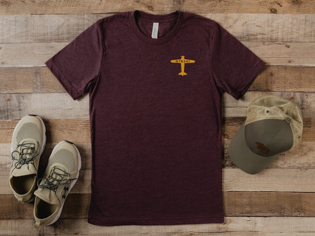 Custom Airplane Tail Number Shirt, Personalized Pilot Tee, Aviation ...