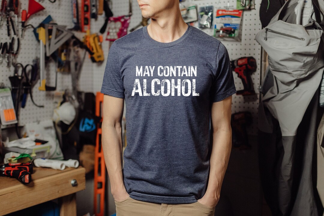 May Contain Alcohol Shirt, Wine Lover T-shirt, Day Drink Shirt ...