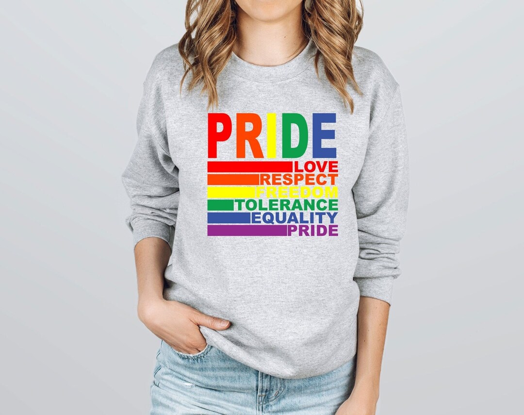 Pride Sweatshirt, Be Kind Rainbow Sweatshirt, Pride Month Sweatshirt ...
