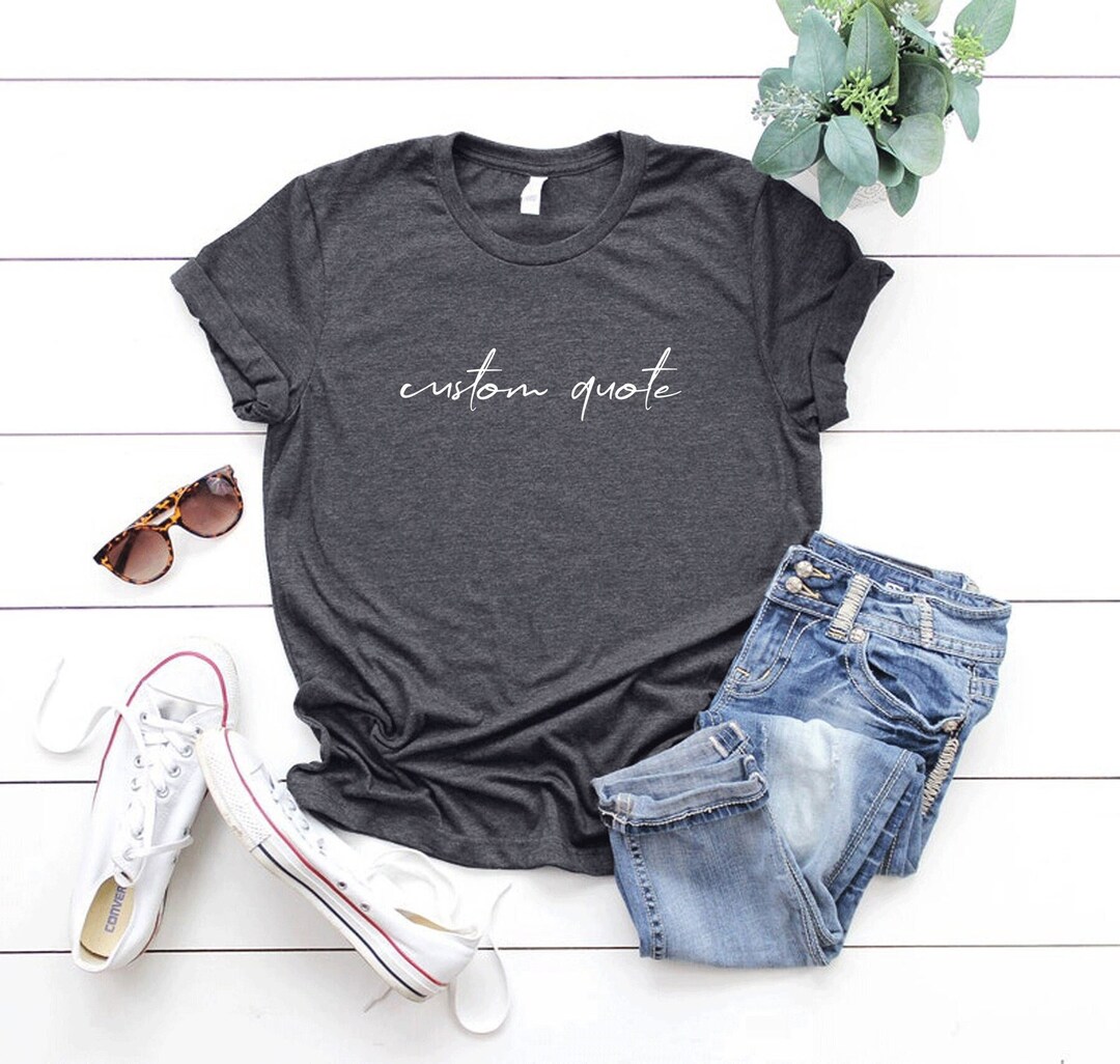 Custom Shirt, Personalized Gift Tshirt, Custom Party Tee, Matching ...