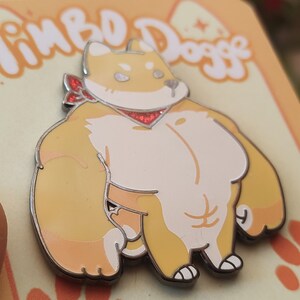 Himbo Dogges / Hard Enamel Pin / Shiba / Wolf / Dog / Accessories ...
