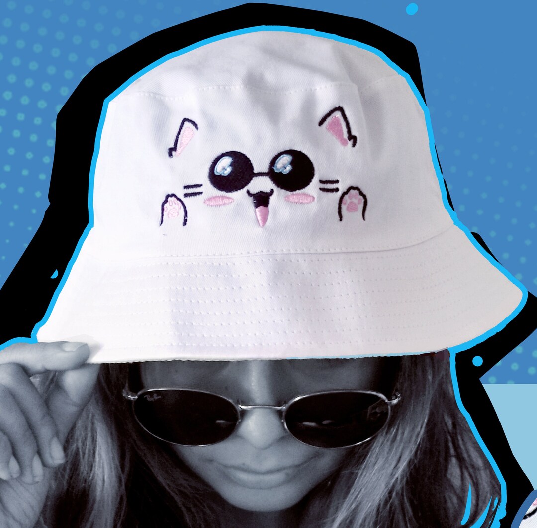 Gojo Cat / Buckethat / Hats / Sorcerers / Anime / Clothes / JJK - Etsy