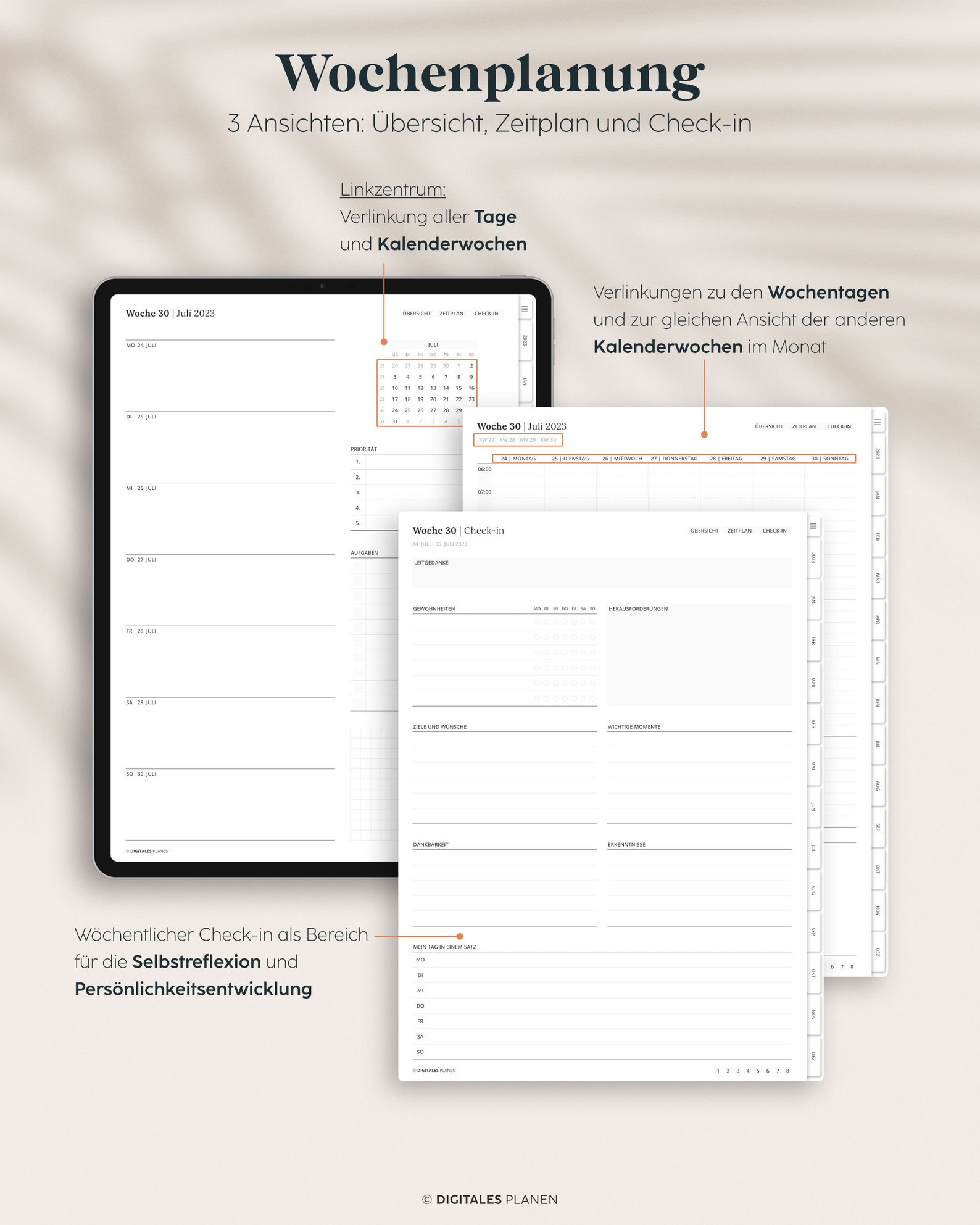 Digitaler Planer 2023 Deutsch Digitaler Tagesplaner Standard - Etsy.de Digitaler Planer 2023 Deutsch Digitaler Tagesplaner Standard - Etsy.de