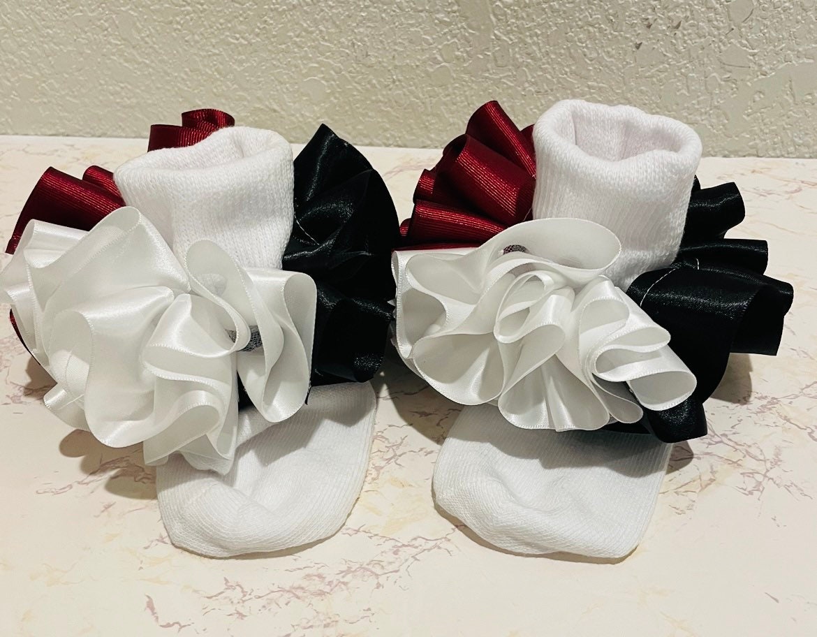 Ribbon Lace for Socks- Tutu Socks, Ribbon Socks, Dance Socks, Cheer ...