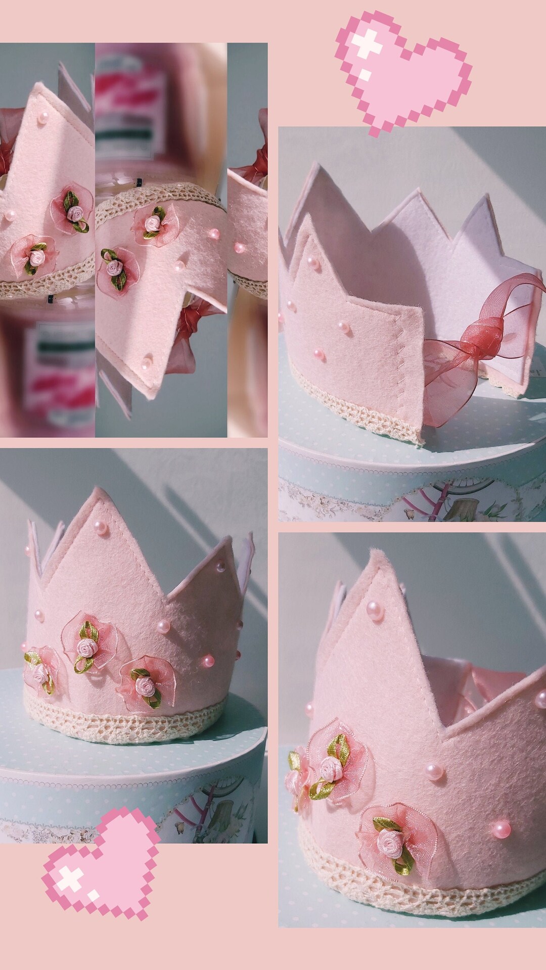 Cute Crowns for Your Little Princess. Ideal for Birthday Photoshoots or ...
