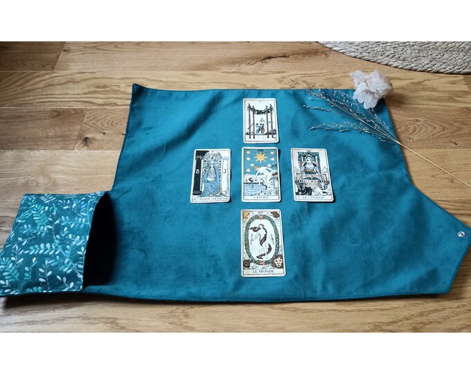 Tarot Pouch / Nomadic Drawing Pouch / Tarot Drawing Mat, Cards, Velvet ...