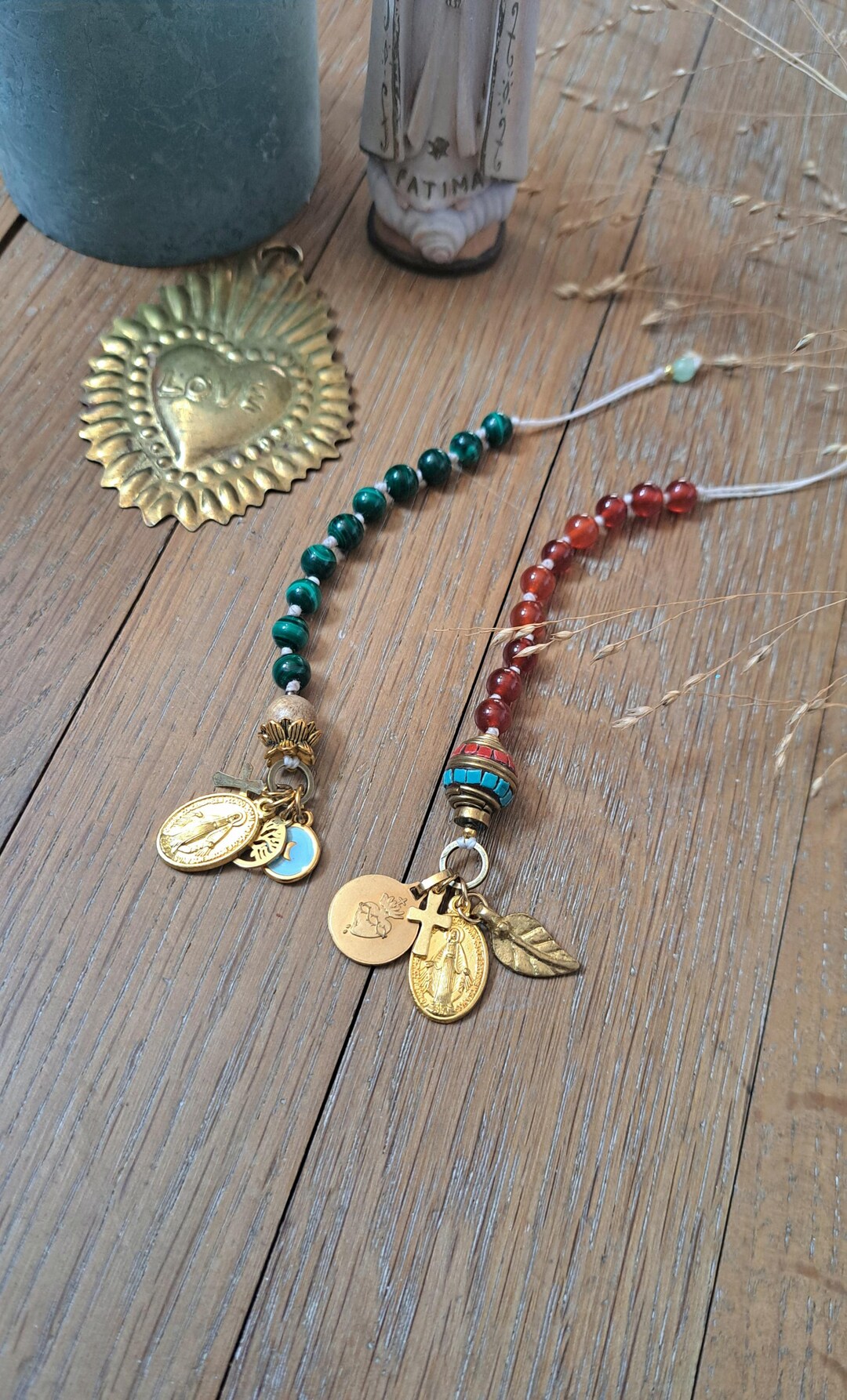 Rosary, Ten-decade, Stone Talisman. - Etsy