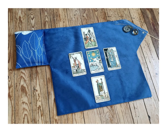 Tarot Pouch / Nomadic Drawing Pouch / Tarot Drawing Mat, Cards, Velvet ...