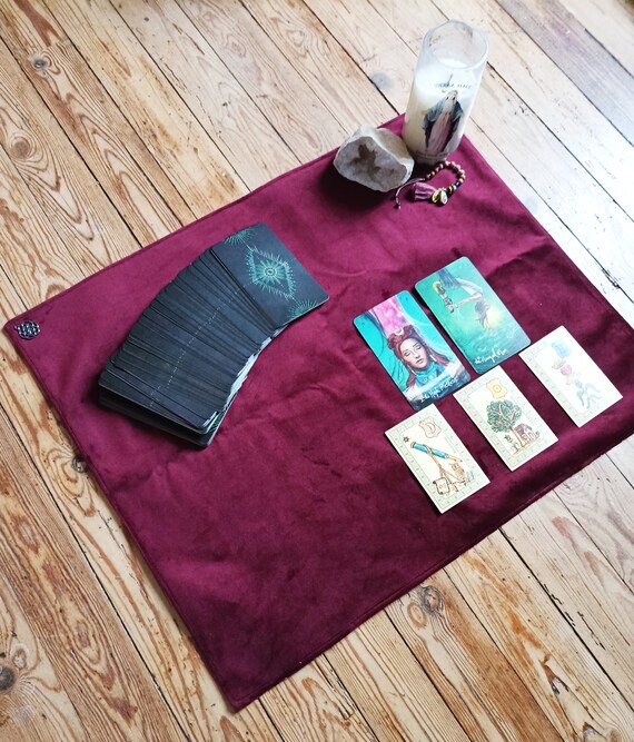 Oracle Drawing Mats and Plain Velvet Tarots - Etsy