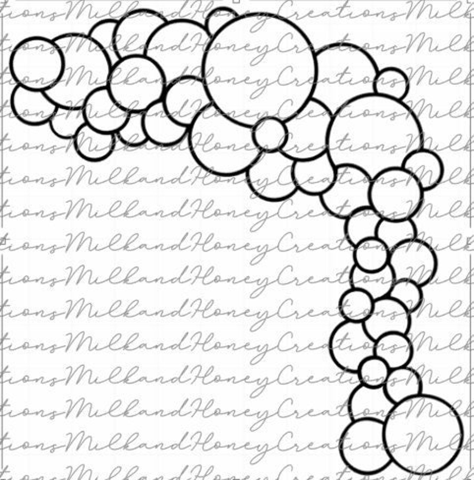 Balloon Garland SVG/PNG Download - Etsy