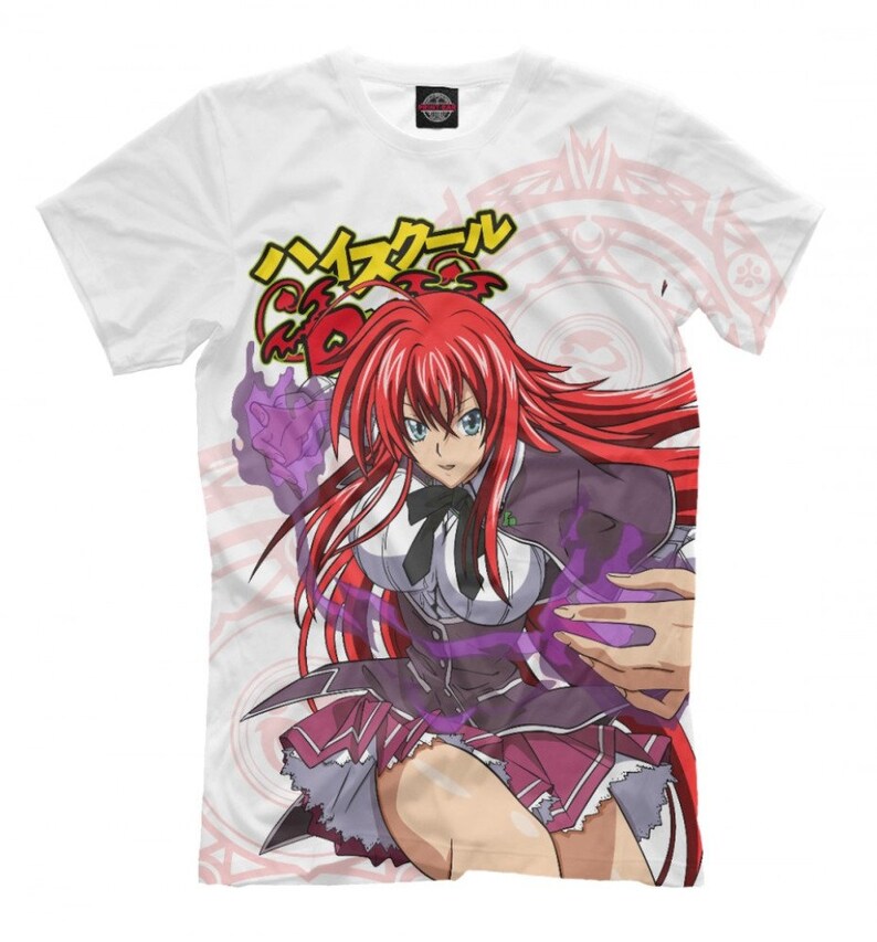 Rias Gremory High School DxD T-Shirt High Quality Graphic | Etsy