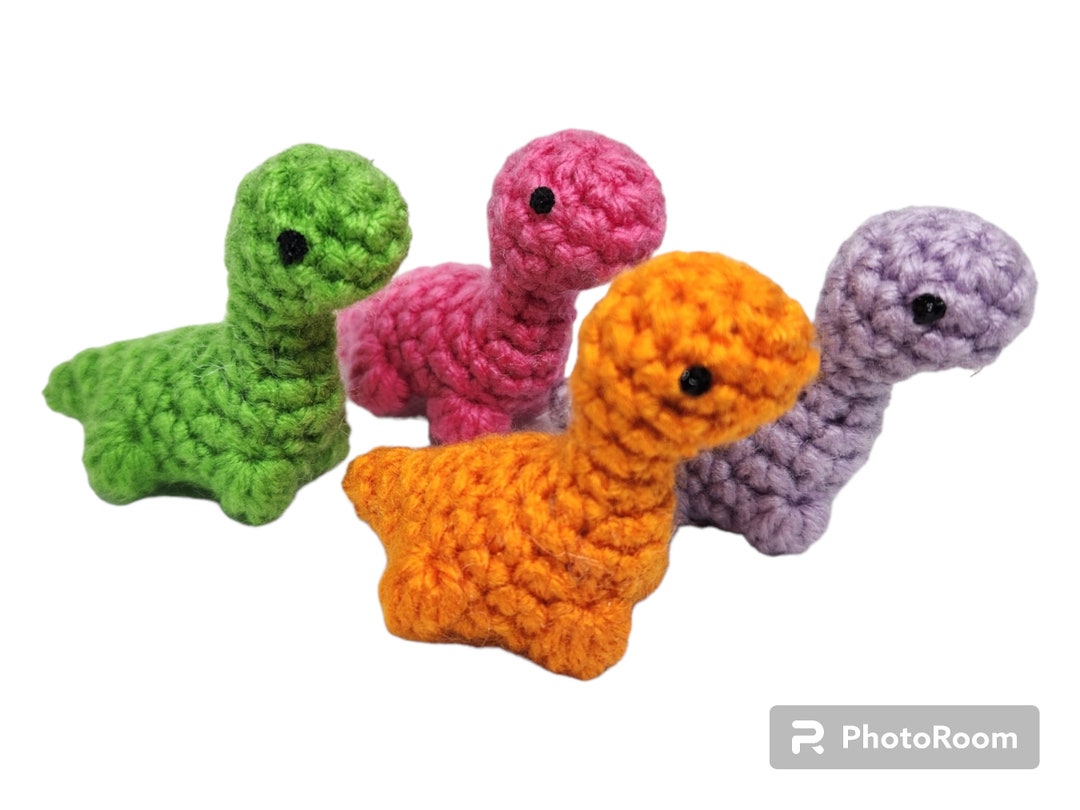 Mini No Sew Pocket Dinosaur Crochet Pattern - Etsy