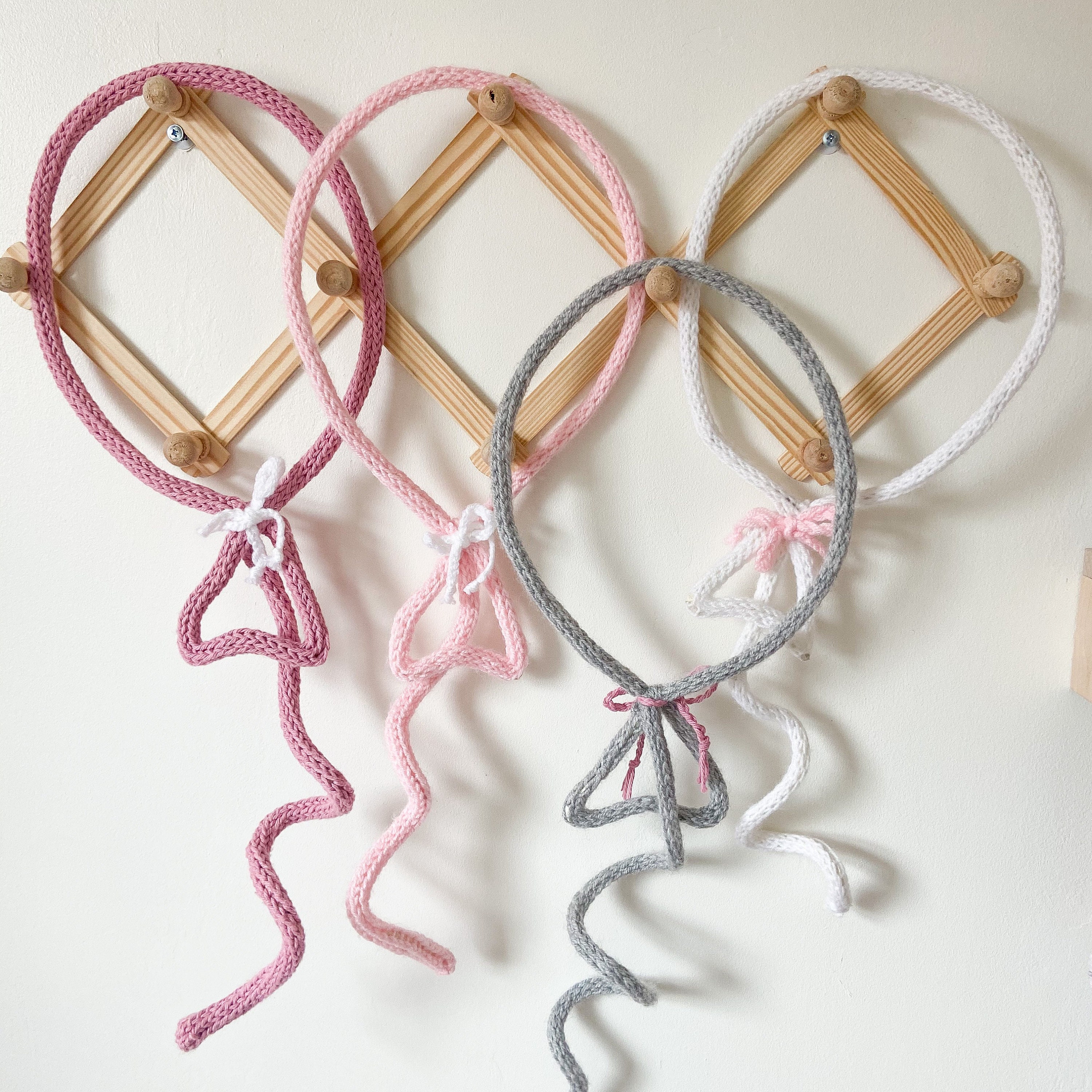 Pre-Made individual french knitted wire balloon in various | Etsy