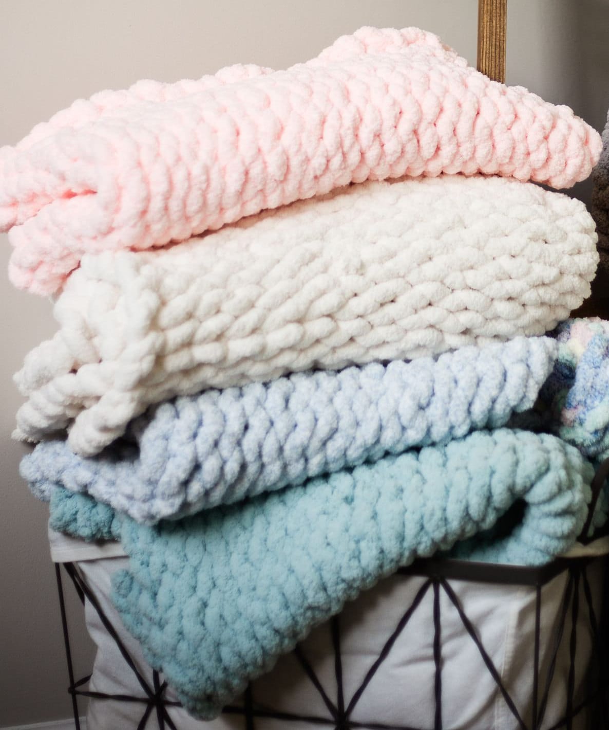 Baby Blanket Chunky Hand Knitted Blanket Chunky Knit - Etsy