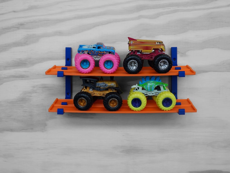 1/64 Scale Monster Truck Wall Display: Hot Wheels, Matchbox Cars - Etsy