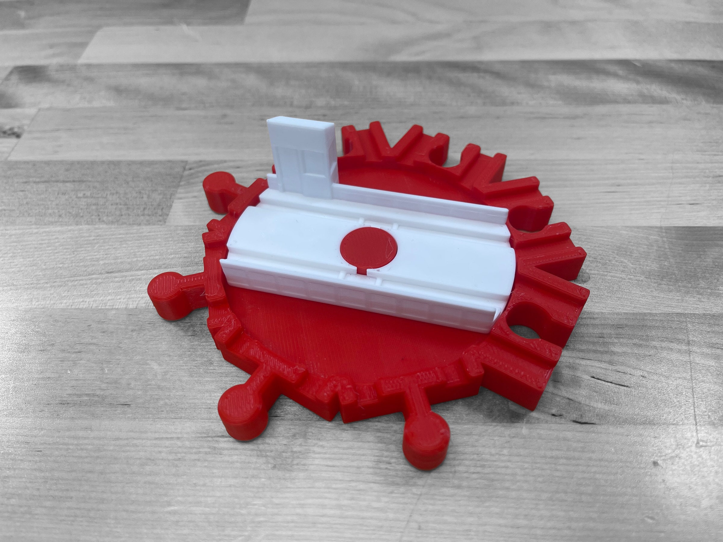 Small Wooden Train Turn Table Wooden Train Set Accessory - Etsy