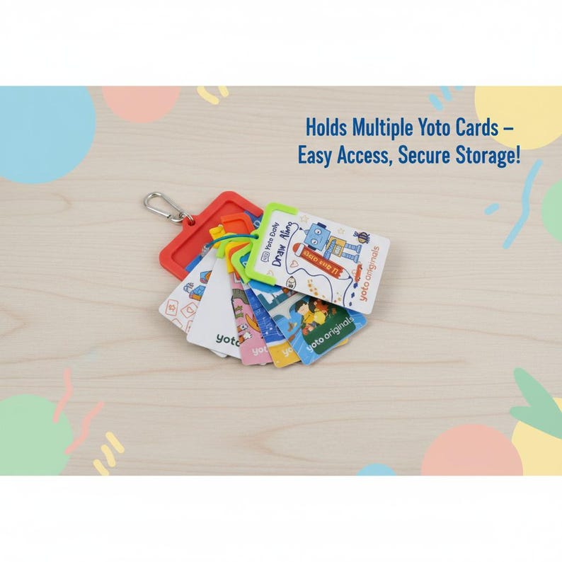 Yoto Mini Card Keychain Holder – Eco-friendly, Handmade in USA, Fits ...