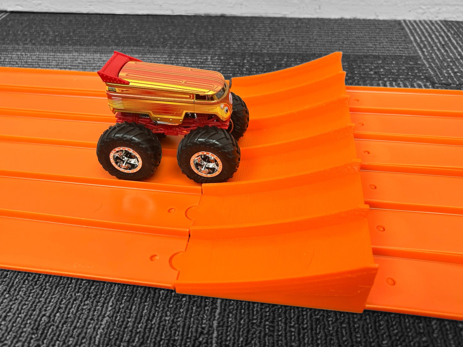 Large Super 6 Lane Raceway Compatible Jump | Custom Add on for Hot ...