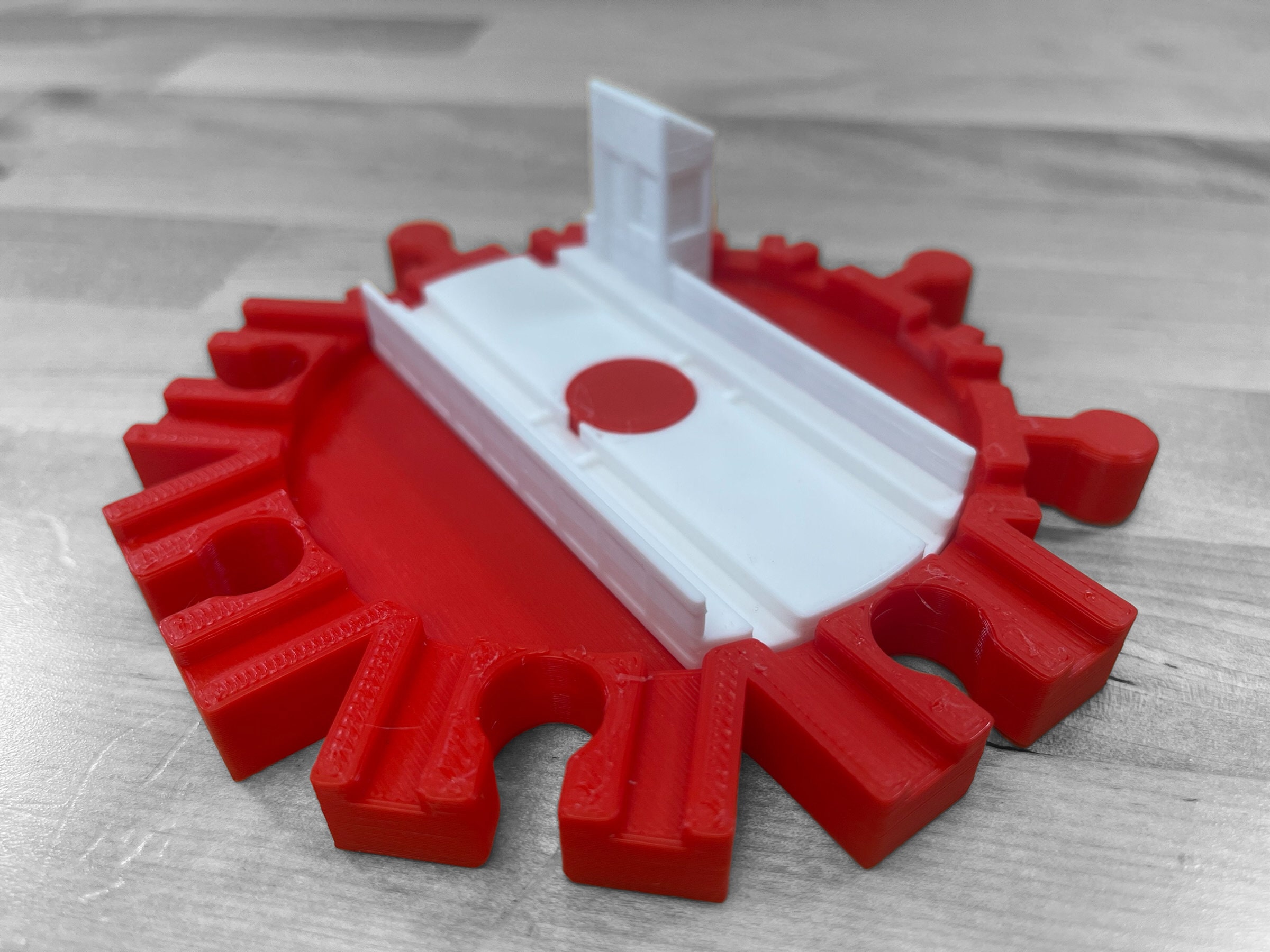 Small Wooden Train Turn Table Wooden Train Set Accessory - Etsy