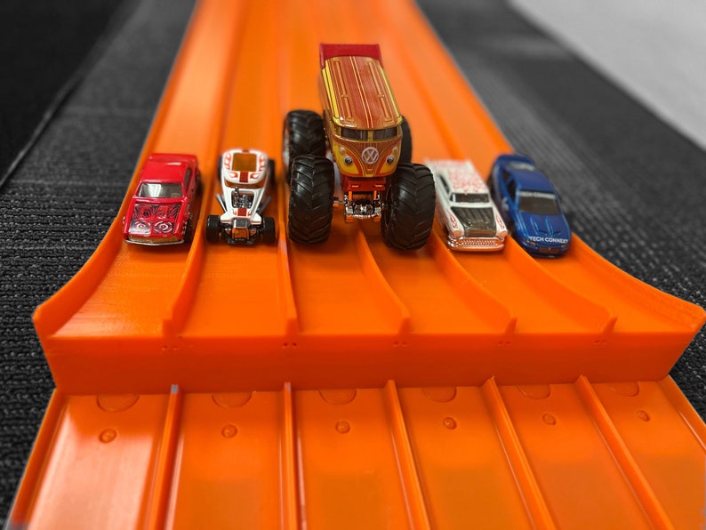 Super 6 Lane Raceway Jump Large | Hot Wheels Compatible Track Add-on - Etsy