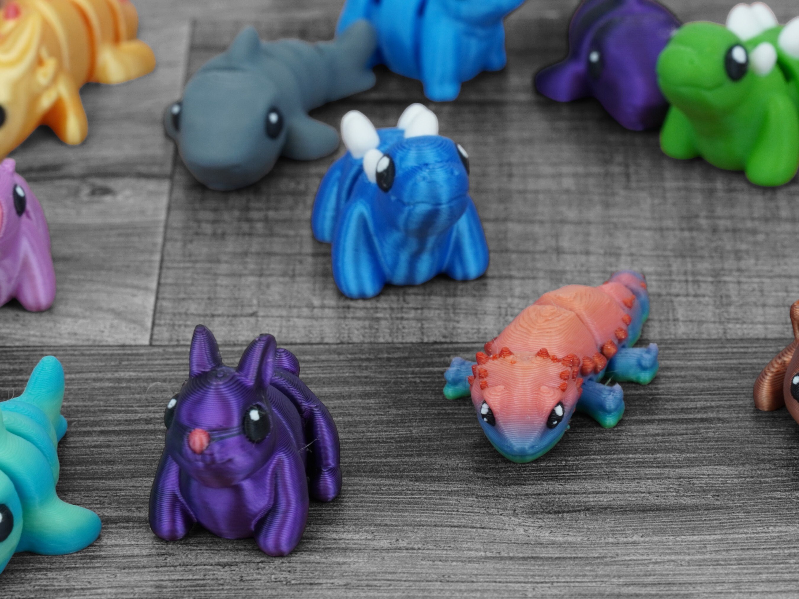 3D Printed Articulating Animal Fidget Toy: Eco-friendly Desk Decor - Etsy