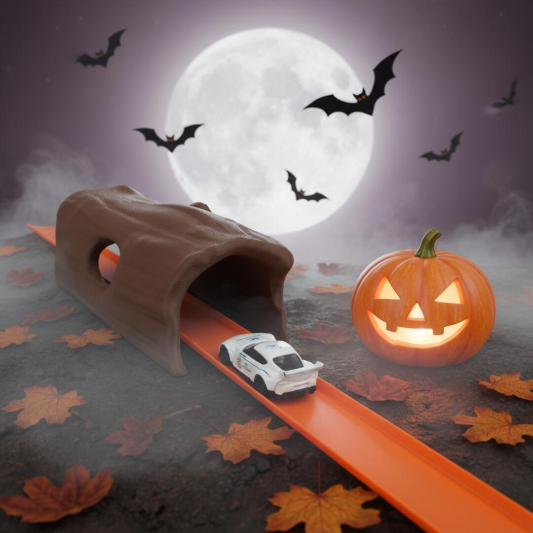 Spooky Log Tunnel – Compatible With Hot Wheels® Cars & Track | Eco ...