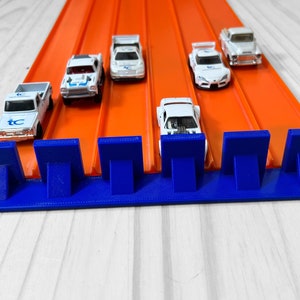 Super 6 Lane Raceway Stopper: Hot Wheels & Matchbox Compatible - Etsy
