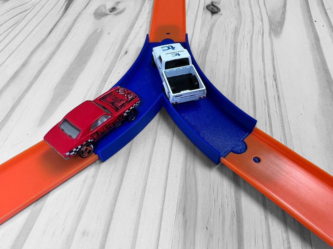 Y Track Split Track Add on Compatible With Hot Wheels and Matchbox Cars ...