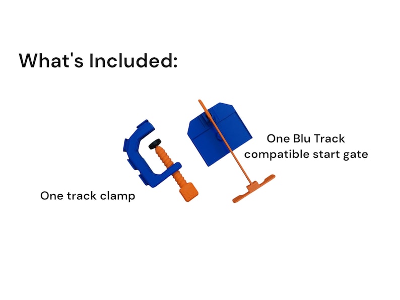 Blutrack Compatible Start Gate & Clamp Combo – Flexible Track ...
