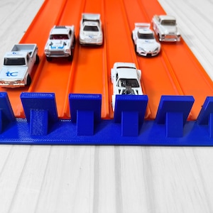 Super 6 Lane Raceway Stopper: Hot Wheels & Matchbox Compatible - Etsy